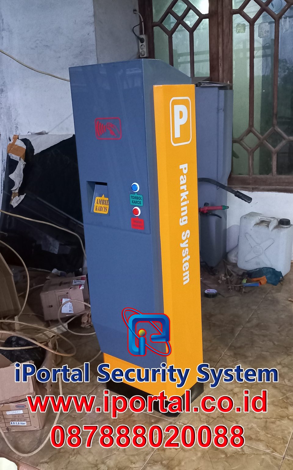 Box Manless Parkir, Box Tiket Dispenser Parkir, Dispenser Tiket Parkir ...